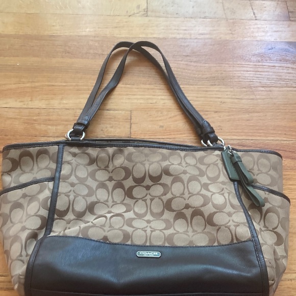 Coach | Bags | Coach Logo Tote Bag With Coa | Poshmark